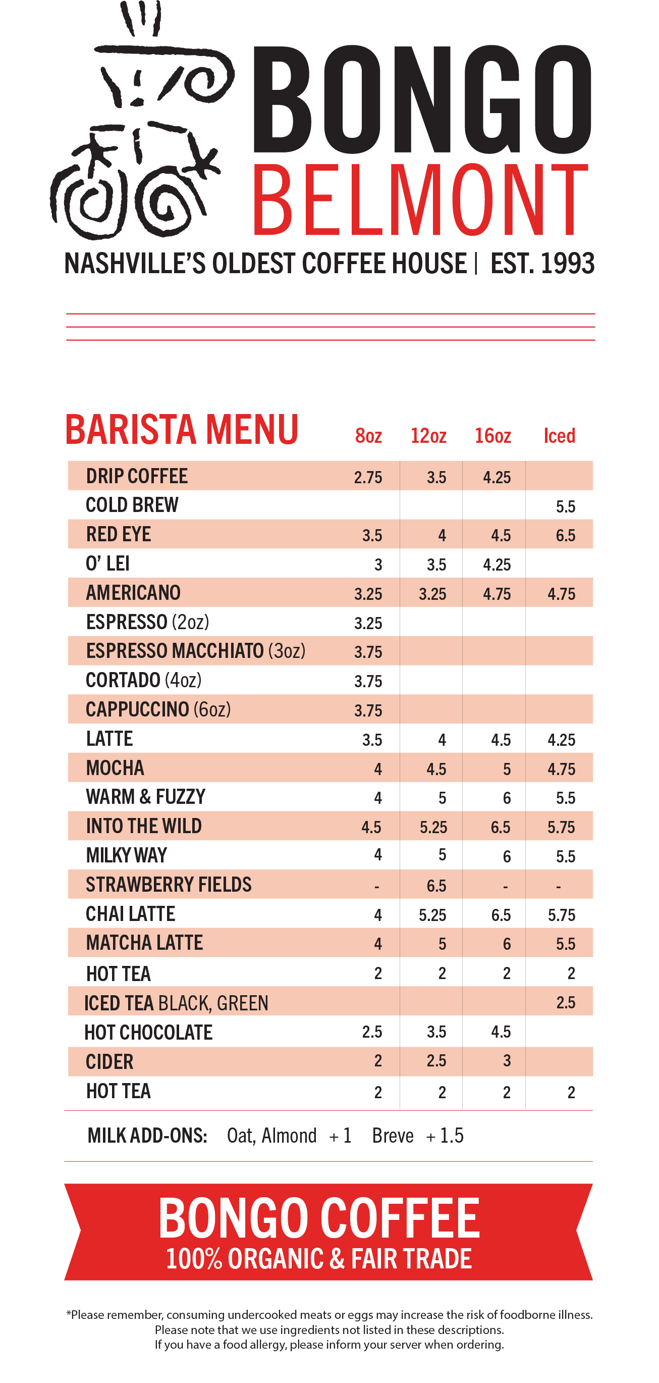 Bongo Java Cafe – Bongo Java Roasting Co.