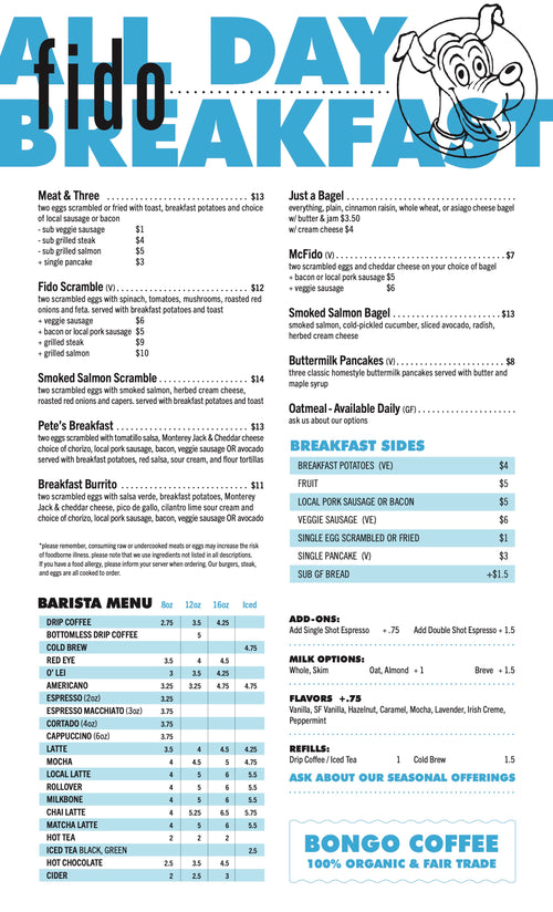 Fido – Bongo Java Roasting Co.