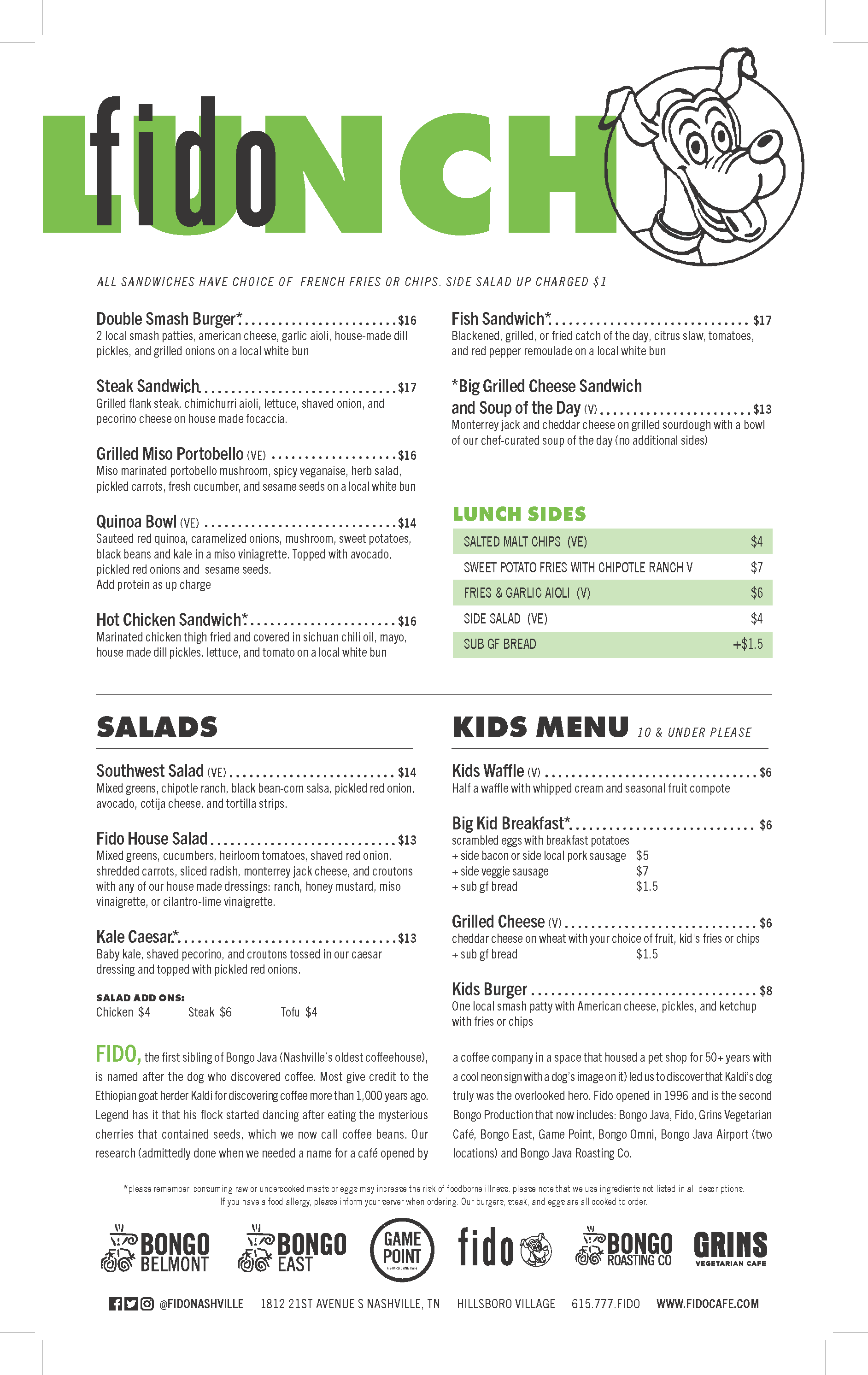 Fido – Bongo Java Roasting Co.