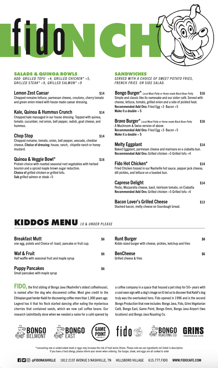 Fido | Bongo Roasting Co.