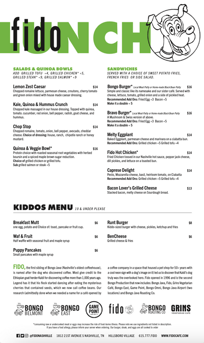 Fido | Bongo Roasting Co.